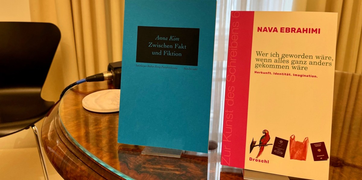 Die Kunst des Schreibens ist eine Tiefgarage: Nava Ebrahimi und Anna ...