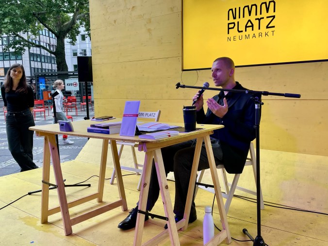 Noch mehr Lesungen auf dem Kölner Neumarkt: Maren Gottschalk, Georg ...